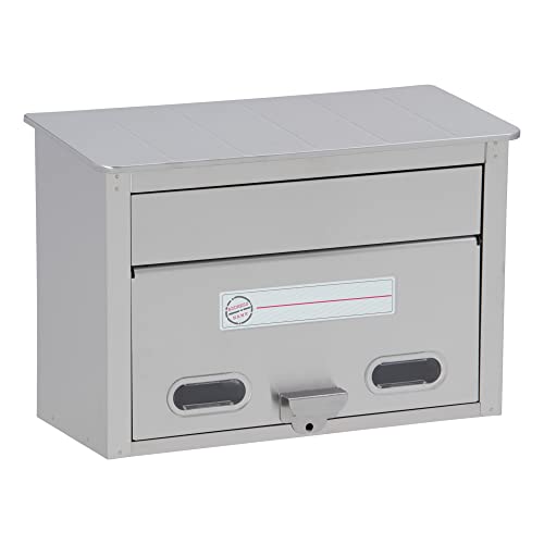 南京錠取付可ステンレス/1個 (x 1)/PS-30H・パッケージ個数:1・??【南京錠(別売り)で盗難防止対策が可能】吊軸5以下の南京錠(別売り)が取り付け可能です。・??【雨・風でも物が濡れにくい】投入口扉にバネがついているため、扉が開...