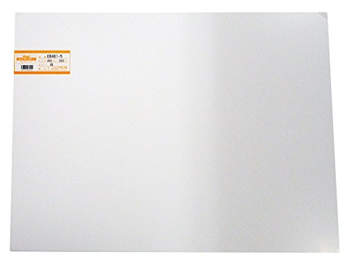 1mm厚白/450X600mm/EB461-5 シロ・Size:450X600mmStyle:1mm厚Color:白・パッケージ個数:1・材質:塩化ビニル樹脂・サイズ:1×450×600mm・熱変形温度:約65~70度・色:白・模型や雑貨の...
