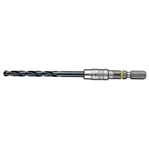 -/4.7 mm/AMD-4.7・Size:4.7 mm・パッケージ個数:1・刃先サイズ:φ4.7mm 全長:114mm・クッションリング色:黄・高硬度HSS(ハイス鋼)で鋭い切れ味が持続・鉄・軽金属・合成樹脂・木材などの各種穴あけ、タップ...