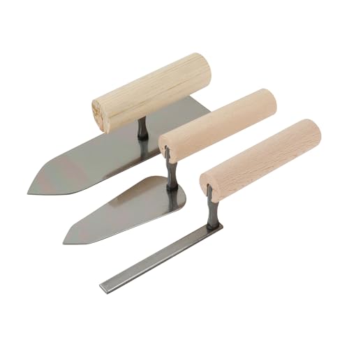 3点セット-/3pcs Set/ET-A1626・パッケージ個数:1・用途:家庭菜園の花壇造り、レンガ積みなどに・セット内容1:中塗こて(180mm)・セット内容2:柳刃こて(105mm)・セット内容3:目地こて(9mm)商品紹介 家庭菜園...