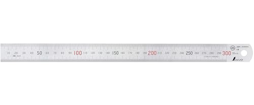 30cm JIS 赤数字入-/30cm/14028・Size:30cmPatternName:単品・パッケージ個数:1・目盛 ●上段:1mmピッチ ●下段:0.5mmピッチ・長さの許容差:+-0.15mm・裏面インチ換算表付・赤文字入れ・J...