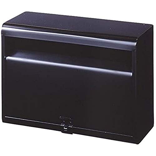 A4封筒対応/南京錠取付可マットブラック/幅361×奥行151×高さ260mm/FH-50(MBK)・Color:マットブラックPatternName:単品・パッケージ個数:1・??【A4封筒が受け取れる】横幅があり、A4サイズの封筒を受け...