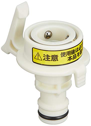 コンテーンチィエンチアリホワイト/W87×D41×H120mm/GWA44・パッケージ個数:1・原料樹脂:ポリアセタール・金属材料:ステンレス・ゴム材料:EPDM、NBR・使用可能水圧:0.7MPa・用途:一般家庭での屋外散水用散水用ホース...