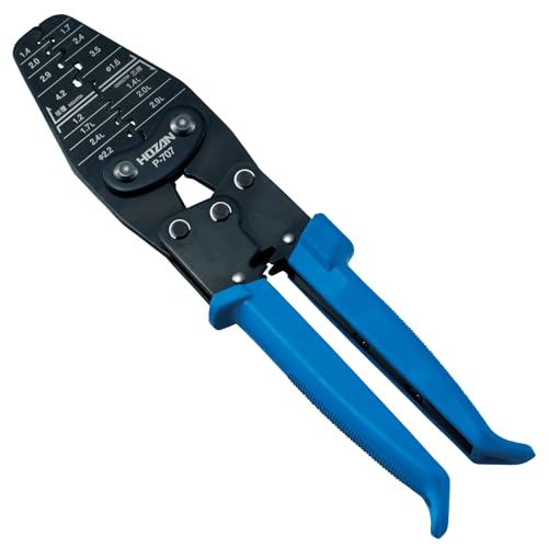 小型~大型端子用blueblack/小型~中型端子用/P-707・Style:小型~大型端子用・パッケージ個数:1・オープンバレル端子（オープンバレル型コンタクト）用。15種類の大小様々なダイスにより、小型から大型まで幅広い端子に対応。・ト...