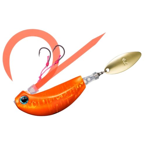 100gMGオレンジ/100g/07462067・Color:MGオレンジStyle:100g・パッケージ個数:1・中井一誠が提唱する新メソッド”玉噛みコンセプト”を具現化した鉛製タイラバヘッド・MGホロ（マグマホロ）ベースでPHホロベース...