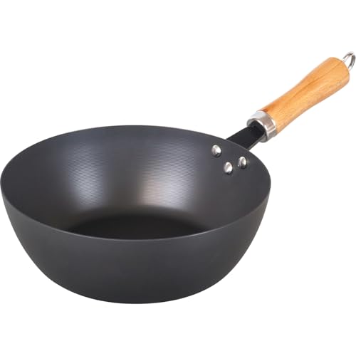 炒め鍋24cmブラック/-/RB-3281・Style:炒め鍋24cm・パッケージ個数:1・本体:鉄、ハンドル:天然木・商品サイズ(約):幅42×奥行24×高さ14cm(ハンドル含む)・商品重量(約):960g航空機などの錆び止めとしても使...