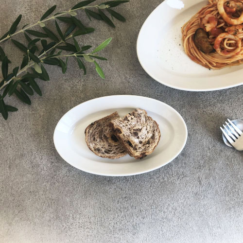 レストランの食器,カフェの食器,業務用食器,白い食器,丈夫,シンプル,美濃焼,おしゃれ,可愛い,おもてなし,パーティー,楕円皿,オーバルプレート,オーバル皿,和食,洋食,中華,リム付き,ホテル食器,ホワイト,副菜,おかず,お惣菜炒め物,デザ...