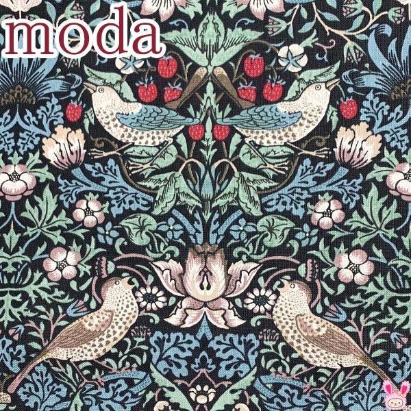 moda fabrics製品のモリスの生地。 ウィリアムがデザインしたアンティークで美しい生地を10cm単位でカット販売しています。 海外ブランドmodaによる、Best Of Morrisコレクション。 MODA(モダ)より、ベストオブモ...