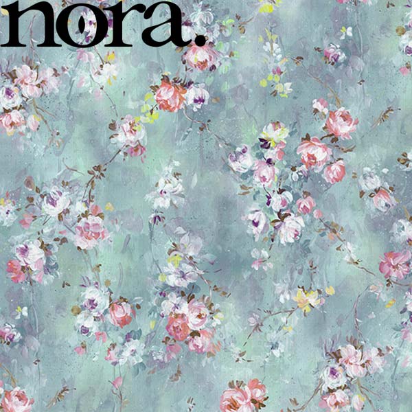 nora.の美しいデジタルプリント生地を、最小20cmから、10cm単位でカット販売しています。 芸術家が描いたような筆の質感が上品が優雅な花柄のプリント生地です。 -moony flowers- 繊細な絵筆のタッチを残して淡くおぼろげに描...