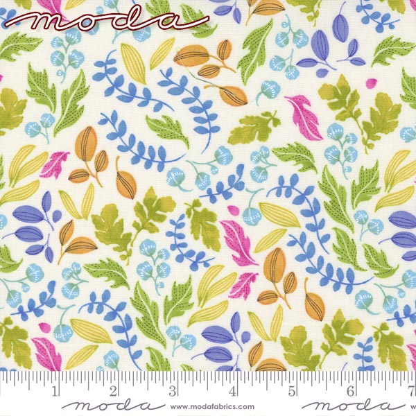 海外から取り寄せたmoda fabricsの生地を、10cm単位でカット販売しています。 自然に見られる一般的な形の葉っぱから、観葉植物などでよくみる葉っぱなど、丸みを帯びていたり、手の形に分かれていたり、細長かったりと様々な形をしたカラフ...