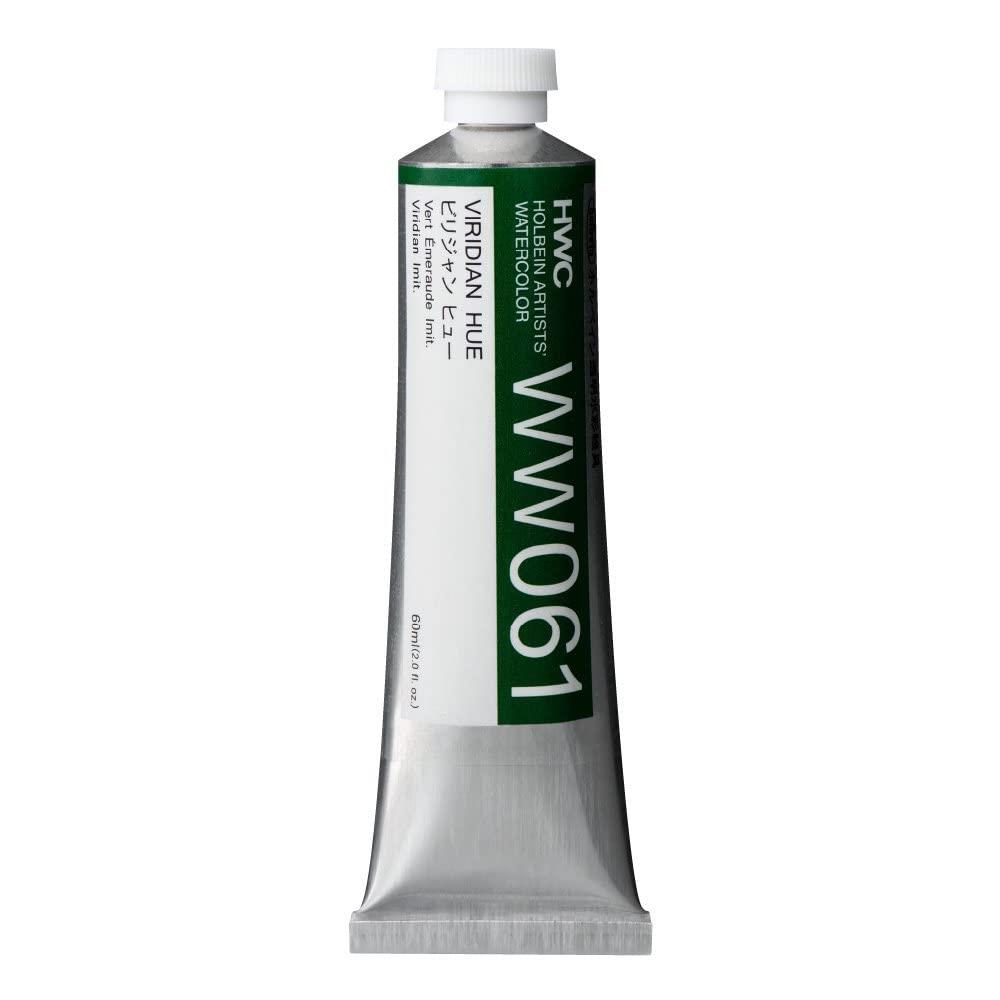サイズ：60ml◆商品名：ホルベイン 透明水彩絵具 WW061 60ml ビリジャンヒュー 13061梱包サイズ:14 x 4 x 4 cm対象年齢: 大人パッケージ重量: 0.1 kg顔料とアラビアゴムのメディウムから作られています。透明...