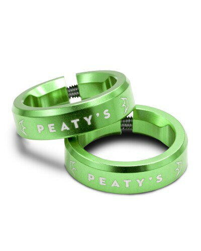 Peaty's（ピーティーズ）Monarch Grip Lock Ring - Emerald MTBグリップ用ロックリング　(左右1セット) Peaty'sモナーク・グリップ専用 12色の豊富なカラー展開 ボルトのトルクは最大3nm 60...