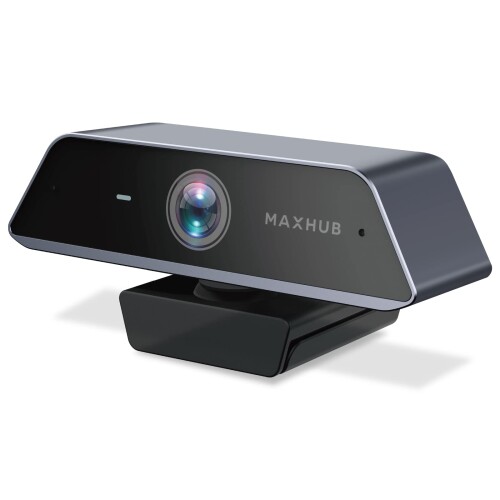 MAXHUB 4K Webカメラ (集音4mの高性能マイク内蔵) (3年保証) ノイズリダクション 角度調節可能 オートフォーカス W20 【マイク内蔵型のWEBカメラ】 4K高画質な映像とコンパクトデザインで、いつでもどこでも快適な会議を...