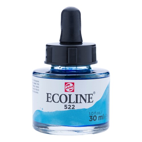 ターレンス エコラインカラーインク 30ml 3本組 ターコイズブルーT1125-5221 世界のデザイナー・建築家・イラストレーターに愛用されているカラーインクです。 エコラインインクは染料インクを使用しており、非耐水性です。 発色が非常...
