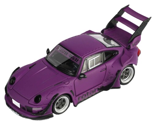 モデルモデル (MODEL MODEL) MODEL MODEL 1/64 RWB 993 Rotana パープル 完成品 MM64-RWB993-002 MODEL MODEL 1/64スケールミニカー。 ダイキャストモデル。 メタル製マ...