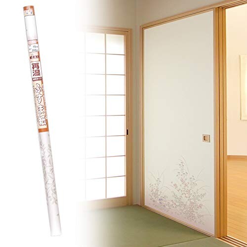 菊池襖紙工場 再湿鳥の子襖紙 FT-652 95cmx203cm 襖 ふすま 壁紙 張替え 本体: 奥行5cm 本体: 高さ100cm 本体: 幅5cm 2個セット サイズ:95cmx203cm 入り数:2枚入 シックハウス対策品 天然素材...