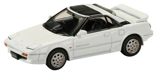 HJ64 1/64 トヨタ MR2 1600G-LIMITED SUPER CHARGER 1988 T BAR ROOF スーパーホワイト II 完成品 ホビージャパンの1/64ダイキャストシリーズ『HJ64』からトヨタ MR2 1600...