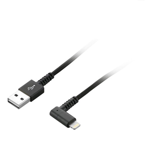 協和ハーモネット 極強ケーブル USB2.0A-Lightning L型 10cm Lightning端子搭載機器の充電およびデータ転送を行うためのケーブルです。 2.4Aの急速充電に対応しています。 Lightning端子搭載機器の充電お...