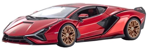 京商 (Kyosho) BURAGO 1/24 ランボルギーニ シアン FKP37 レッド 完成品 BUR21099R1 BURAGO 1/24スケールミニカー。 ダイキャストモデル。 BURAGO 1/24スケール、ダイキャスト製ミニカー...