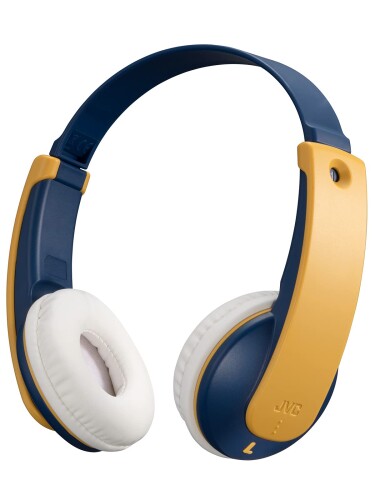 JVCケンウッド JVC HA-KD10W-Y ワイヤレスヘッドホン Bluetooth 子供向け イエロー 最大16h再生 マイク付き 軽量 音量制限機能 ステッカー付 オンライン授業 音量の誤操作などによる耳へのダメージに配慮し、音圧レ...
