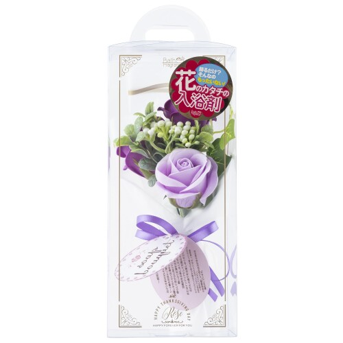 キューフラ(Q-FLA) ソープフラワー入浴剤 花束 バスフラワー ミニブーケ ROSE PU パープル ギフト 贈り物 775789 5色MIX お花のカタチの入浴剤です。 パープル・ブルー・レッド・イエロー・ピンクの5色展開です。 どん...