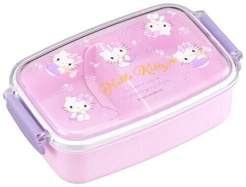 ハローキティ リボン ランチボックス PL 1R (仕切付) (C)2024 SANRIO CO., LTD. APPROVAL NO. L652646 サイズ:169×104×H58mm 容量:500ml 素材:ポリプロピレン、AS樹脂、...