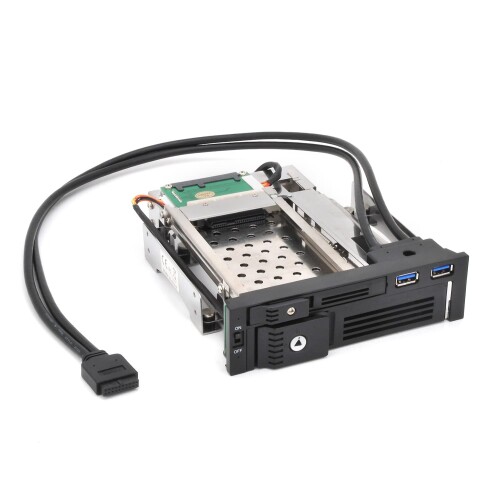 センチュリー　iStarUSA マルチリムーバブルラックV2 3.5+2.5 SATA & USB　T-5K3525U-SA2_FP 製品内容:本体、SATA信号ケーブル×2、ベイ固定用ネジ×4、ロックキー×1、取扱説明書/保証書 　　　製...