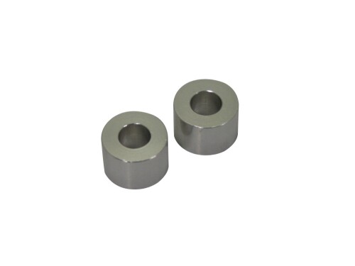 CFポッシュ(CF POSH) アルミスペーサー M8(5/16インチ) T12mm シルバー 2個 201441-12 内径:8mm ・ 5/16インチ共用　外径:18mm　高さ:12mm 材質: A2017S ジュラルミン カラー:シル...