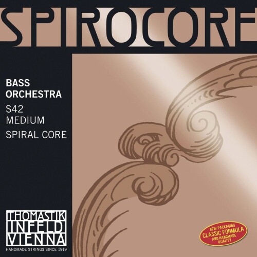 SPIROCORE コントラバス弦 3/4 ミディアム G 3885.2 Thomastik-Infeld(トマスティック・インフェルト)社は、オーストリアのウイーンで、バイオリンの製作家と技術者の共同によって設立! 全世界的に圧倒的な支持...