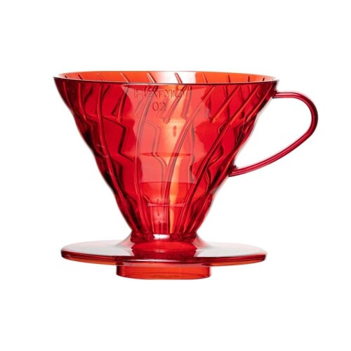 HARIO V60SP PostCoffee オリジナルコーヒードリッパー (Strawberry Red) 製品サイズ : 幅137×奥行116×高102mm 口径116mm 容量 : 1-4杯用 重量 : 約200g 材質 : 本体/A...
