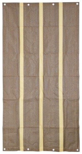 サンシェード ダークブラウン 180×270cm サイズ:巾180×高さ270cm 素材・材質:本体=ポリエチレン 取付用ロープ=ポリプロピレン 生産国:中国 ベランダ、ウッドデッキ、アウトドアなどで高い実用性とおしゃれな空間を演出します ...
