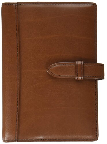 ノックブレイン システム手帳 ピアス ミニ ブラウン 12501030 【サイズ】高さ14.5×幅10×厚さ2.5cm ミニサイズ 【素材】バッファローカーフ(水牛革) 【リング径】13mm 6穴リング 【内装】中面右:サイドポケット×1、...