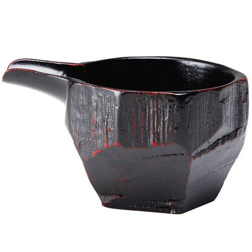 山下工芸(Yamasita craft) 木製片口酒器 曙 41023760 和食料理店の業務用の器として製作された手作りの天然素材製品です。食卓の演出用として、ご使用いただけます。 サイズ:W9.5×D7×H5cm ご注意: タワシ、磨き...