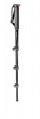 マンフロット(Manfrotto) 一脚 XPRO monopod+ アルミ 4段 ブラック MPMXPROA4 クイックパワーロックや新レッグウォーマーの装備でユーザビリティが大幅に向上したアルミニウム一脚4段モデル グリップ感に優れてい...