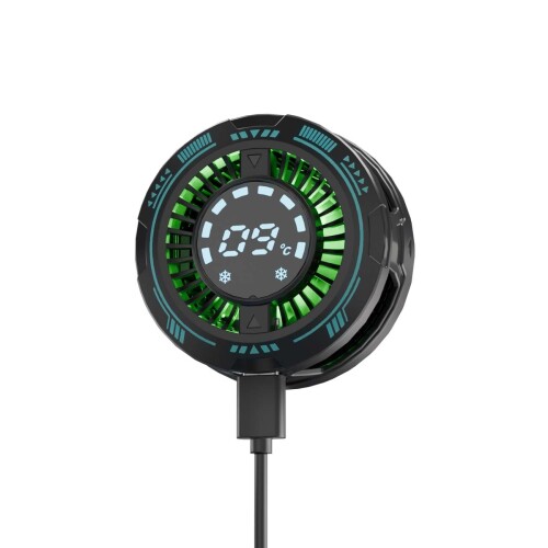 エアリア 半導体・冷却戦士 マグセーフ磁気吸着 スマートフォン用 温度表示 ペルチェ素子冷却ファン SD-COOLG3 駆動方法 : USB電源 ( 5V / 2A ) LED : RGBカラー (自動変化) 冷却方式 : 半導体ペルチェ素...