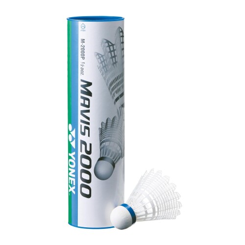 ヨネックス(YONEX) バドミントン シャトル メイビス2000 6ケ入り FAST(適正範囲温度0~13[度]) ホワイト 素材:ナイロン、天然コルク 原産国:日本 分類:2SLOW/SLOW/MIDDLE/FAST ユニセックス ウイ...