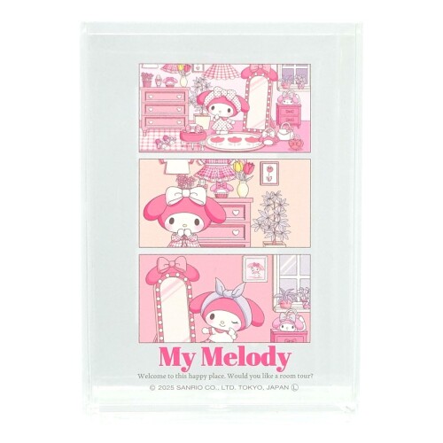 サンリオキャラクターズ マイメロディ クリアペンスタンド 8203 468 (C)2025 SANRIO CO., LTD. APPROVAL NO. L660656 サイズ:高さ11cm/横幅7.2cm/奥行7.2cm/重さ65g 素材:...