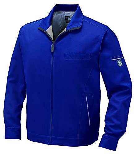 (コーコス信岡) AS-1521 ジャケット ブルー 4L 胸囲(cm):SS…104/S…108/M…112/L…116/LL…120/EL…124/4L…130/5L…138 肩巾(cm):SS…42/S…44/M…46/L…48/LL...