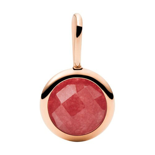 (フォッシル) Fossil レディース CORRA OH SO CHARMING ジェイド 誕生石チャーム、JF03496791 素材:ジェイド カラー:レッド 仕上げ:艶出し 説明 レッド染めジェイドをあしらったローズゴールドトーンのス...