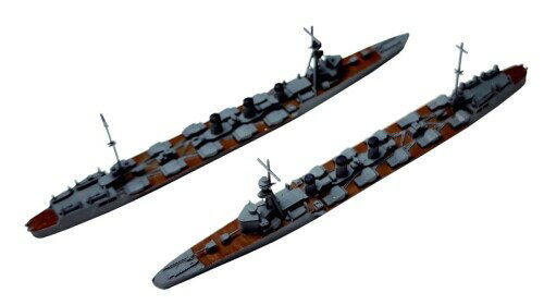 HMA 1/2000 日本海軍 第九戦隊セット(重雷装艦大井・北上) レジンキット 組み立て塗装が必要なレジンキット。別途、接着剤や工具、塗料等が必要。 1/2000スケール未塗装レジン製組み立てキット 重雷装艦大井および北上で編成された第...