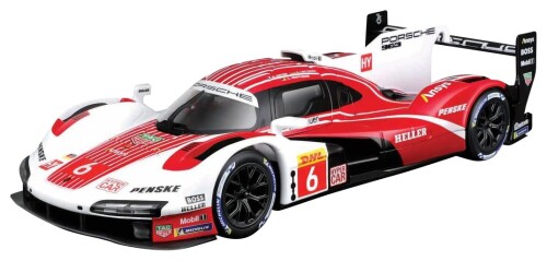 京商 (Kyosho) BURAGO 1/43 ポルシェ 963 2024 No.6 ホワイト/レッド クリアケース 完成品 BUR38319 BURAGO 1/43スケールミニカー。 BURAGO 1/43スケール、ダイキャスト製ミニカー...