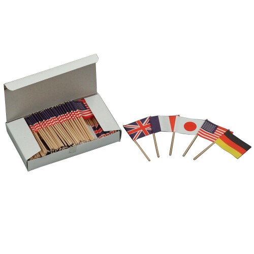 山下工芸(Yamashita kogei) 国旗楊枝 5カ国×40本 39661000 サイズ:8cm 和食料理店の業務用食器、店装備品として製作された天然素材製品です。食卓の演出用、店舗内の装飾備品として、幅広くご使用いただけます。 ご注...