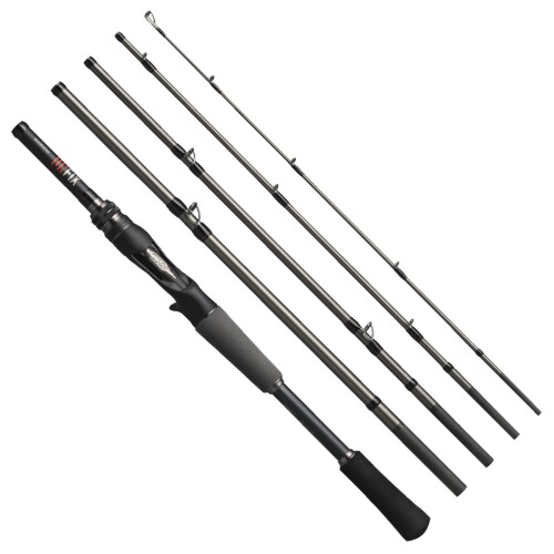シマノ(SHIMANO) フリースタイルロッド 24 アンフィックス B66M-5 全長:6フィート6インチ (1.98m) / 継数(本):5 / 仕舞寸法(cm):45.4 自重(g):105 / 先径(mm):1.9 対応ルアーウェイ...