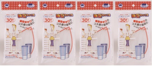 ボンスター 水切りゴミ袋 ごみシャット 細型排水口用 ストッキングタイプ 伸縮自在で取り付け簡単 M-271 30枚×4個組（120枚） サイズ伸長時:幅約20cm×深さ約20cm 素材:ポリエステル 原産国:中国 特長 ■細型排水口にすっ...