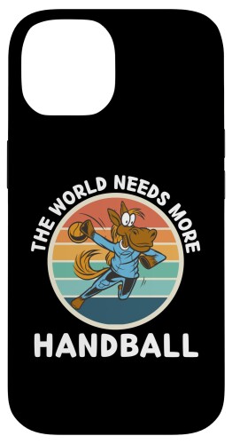 Vintage Horse The World Needs More ハンドボール レトロ ハンドボール スマホケース iPhone 14 用 ハンドボールがお好きですか? このヴィンテージホースThe World Needs More ハ...