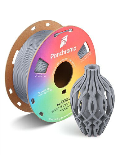 Polymaker(ポリメーカー) パンクロマ Matte 3Dプリンターフィラメント PLA 1.75mm 1000g 旧PolyTerra PLA フォッシルグレー Polymaker Panchroma ー 3Dプリントを彩るフィラメ...