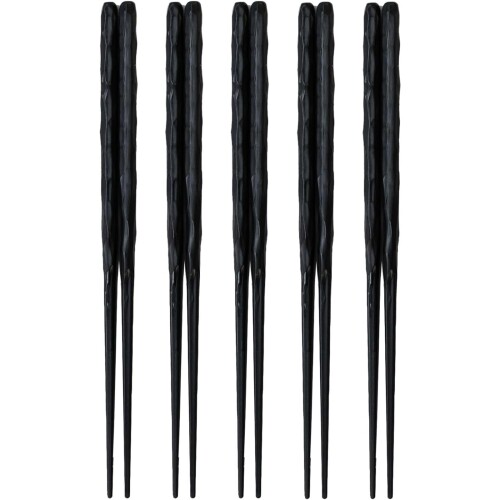 サンライフ 箸 乱彫PBT箸 日本製 食洗機対応 ブラック 23cm 5膳セット 本体サイズ:約23cm 本体重量:約125g 素材・材質:PBT樹脂 原産国:日本 食洗機対応:可 / 耐熱温度:約220度 ■セットになっているのがうれしい...