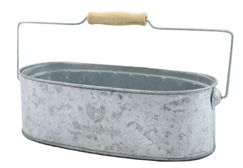 ケー・イー・アイ GREEN HOUSE Foret Silver Tin (シルバー) (245×95×80mm) 3397 特徴:底穴あり、ライナー付(ライナーとは、水漏れを防ぐための透明ビニールポット) 対応ポット:連鉢用 3号ポット...