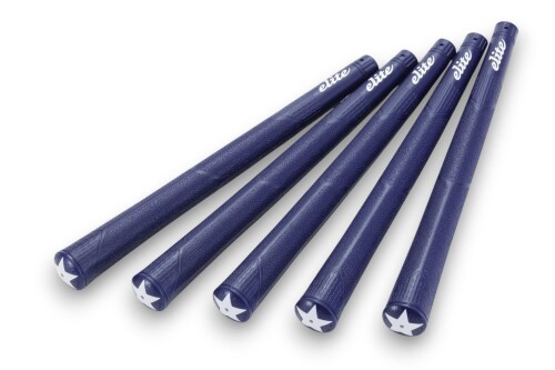 エリートグリップ (elitegrips) ゴルフ用グリップ アスリートシリーズ A50 STAR ネイビー バックライン有 M58/M60/M62 49.0g±1g 長さ265mm　5本セット サイズ:長さ265mm・太さ (M60シャフ...