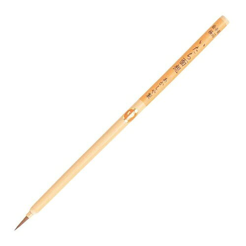 あかしや 絵手紙用筆 いたち面想 中 AN-18 【商品サイズ】約5.5径×171mm 【軸径】約3.5mm 【穂の形状】長鋒 【弾力】やや硬め 【主原毛】イタチ毛 絵手紙用筆 いたち面相 中は、水墨画 ■絵手紙用として使用できる筆 線引き...